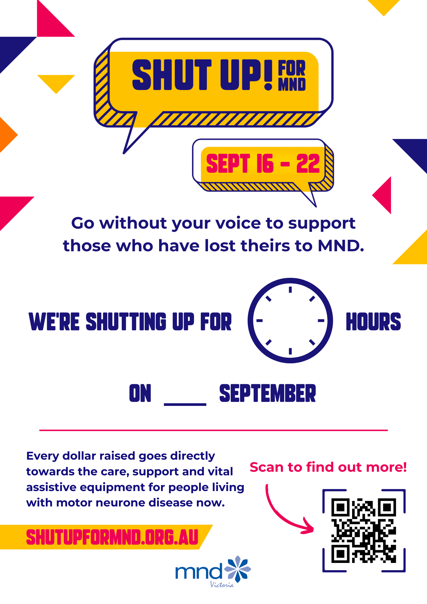 Resources - Shut Up! For MND