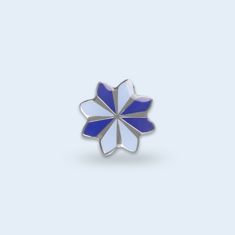 Cornflower Metal Pin - MND Victoria